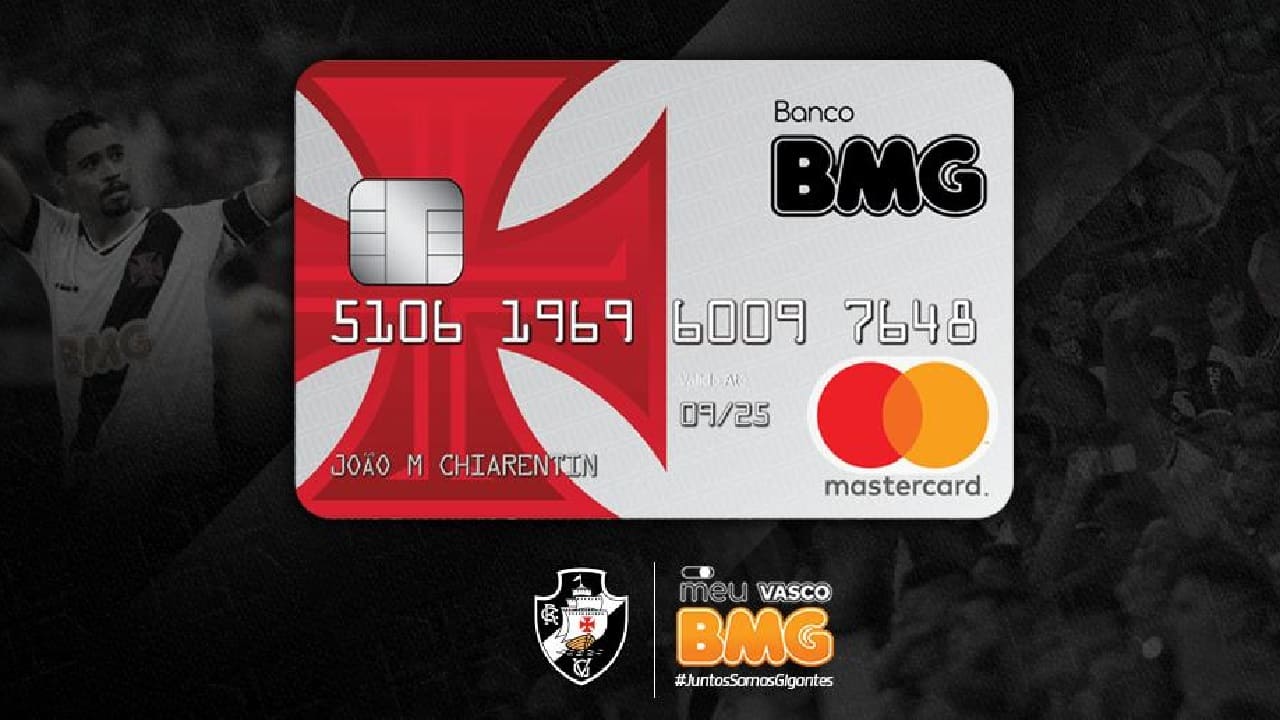 Veja como pedir o cartão de crédito Vasco BMG: o único que presenteia ...